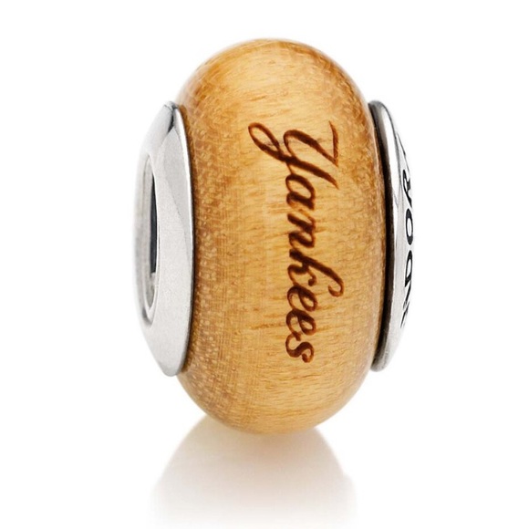 Pandora | Jewelry | New York Yankees Pandora Wood Charm Baseball Mlb ...